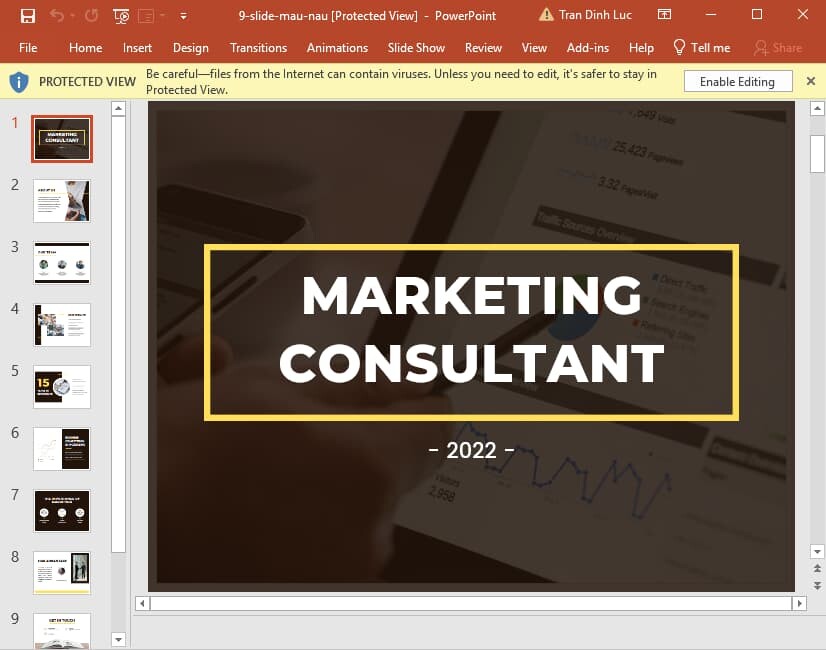 Tải 55 slide và hình nền Powerpoint màu nâu cực đẹp miễn phí