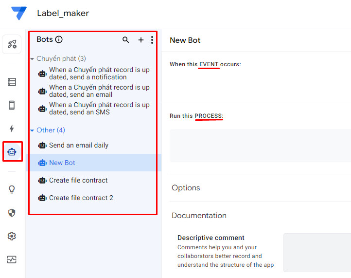 Cách tạo quy trình tự động hóa Automation trong Appsheet