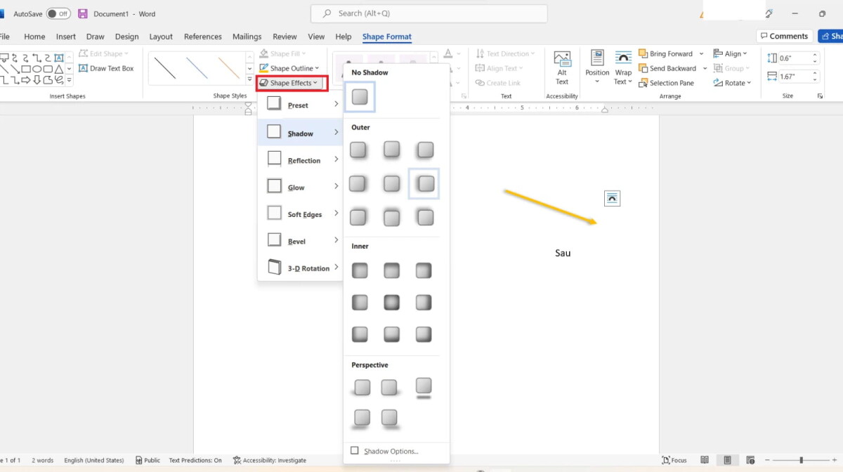 Cách vẽ mũi tên trong Word đơn giản, đẹp mắt