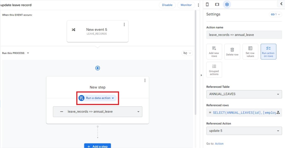 Cách tạo quy trình tự động hóa Automation trong Appsheet