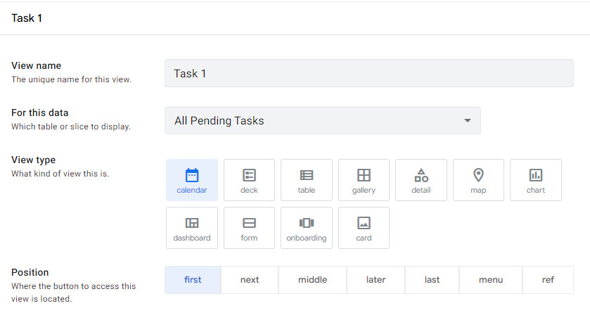 Cách tùy chỉnh giao diện ứng dụng (View) trong Appsheet