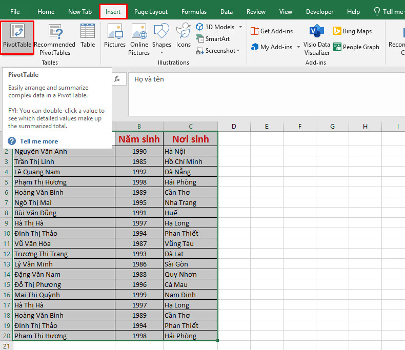 Hướng dẫn 5 cách lọc dữ liệu trùng trong Excel hiệu quả