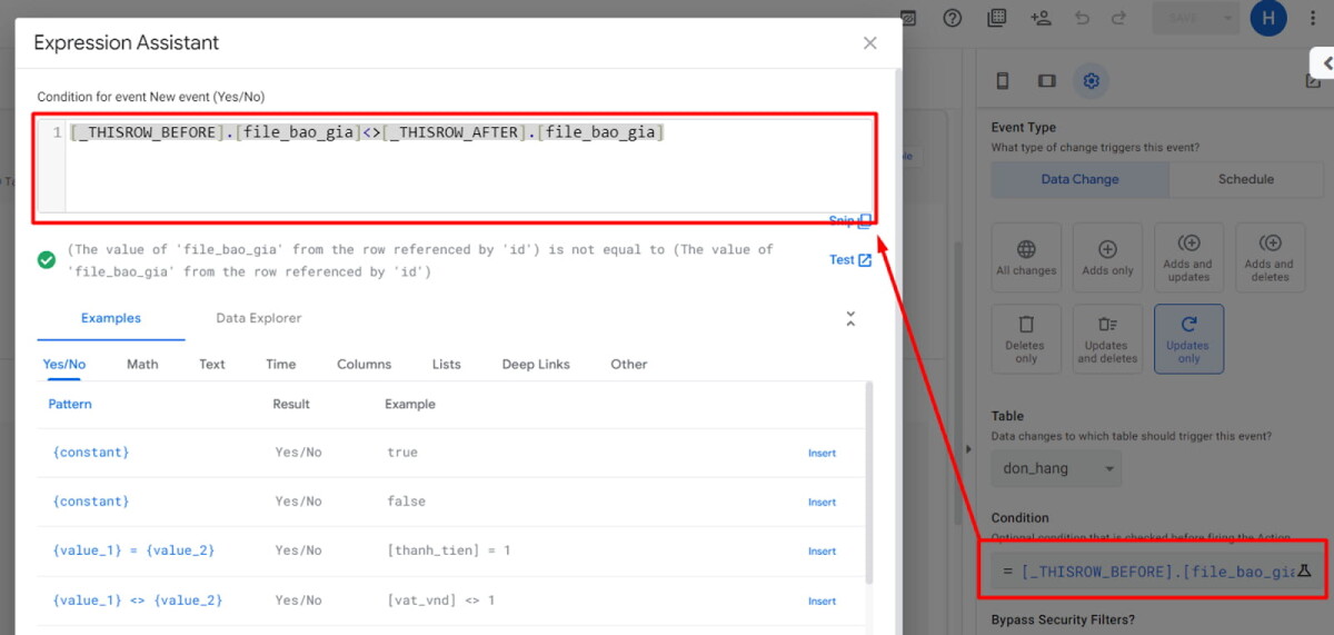 Cách tạo quy trình tự động hóa Automation trong Appsheet