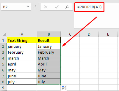 Cách dùng hàm UPPER trong Excel để chuyển chữ thành in hoa