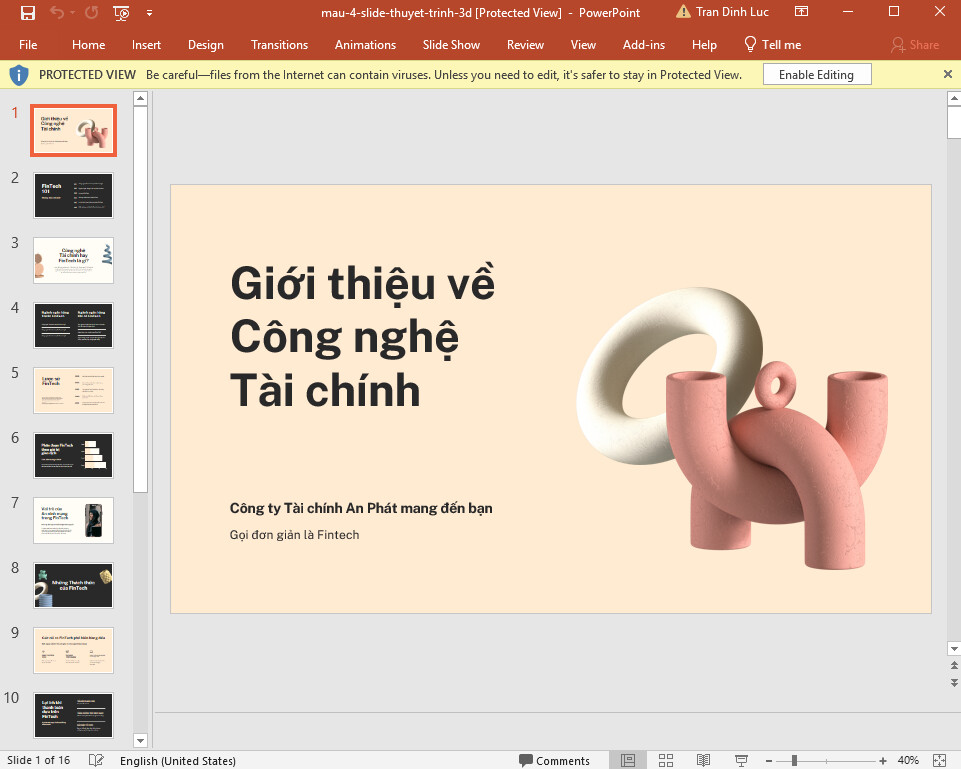 Tải ngay 111+ hình nền PowerPoint 3D đẹp mắt miễn phí