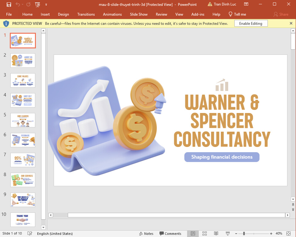 Tải ngay 111+ hình nền PowerPoint 3D đẹp mắt miễn phí