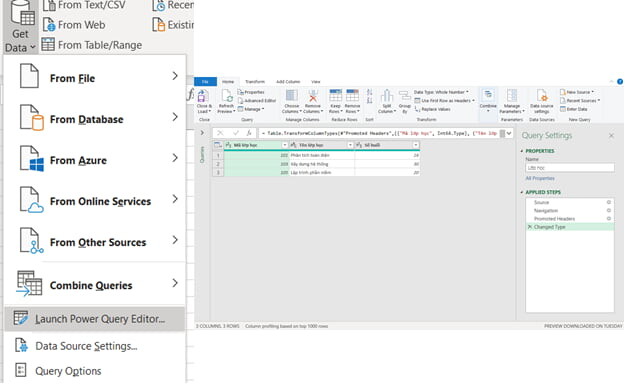 Tổng hợp tài liệu học power query từ cơ bản cho người mới