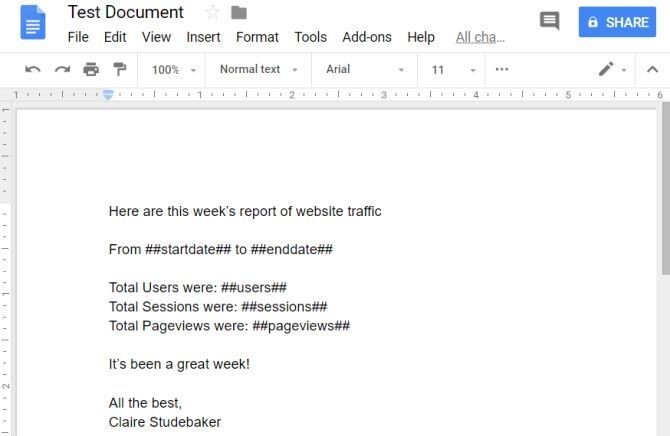 Sử dụng Google Scripts để thu thập dữ liệu tự động vào Google Docs