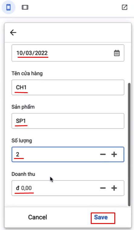 Hướng dẫn sử dụng Appsheet để tạo ứng dụng không cần code
