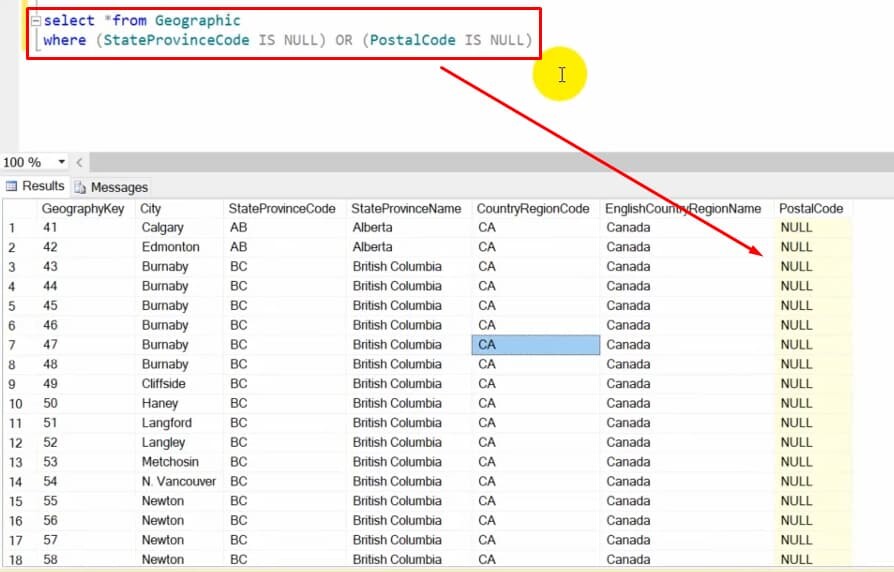 Hướng dẫn tìm hiểu về NULL và NOT NULL trong SQL chi tiết