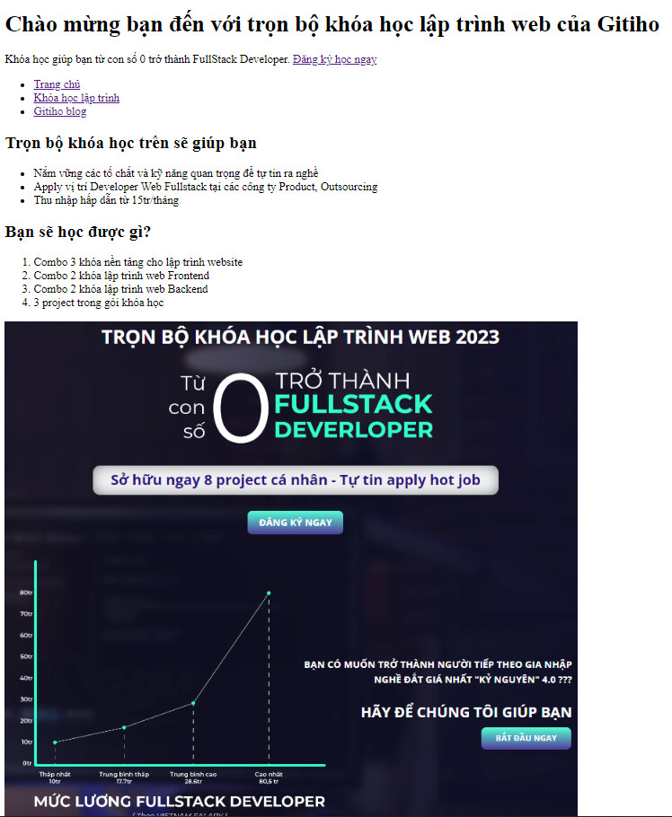 Cách lập trình web HTML đơn giản cho người mới bắt đầu