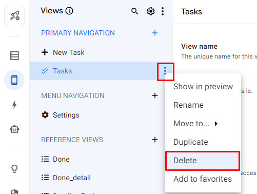 Cách tùy chỉnh giao diện ứng dụng (View) trong Appsheet