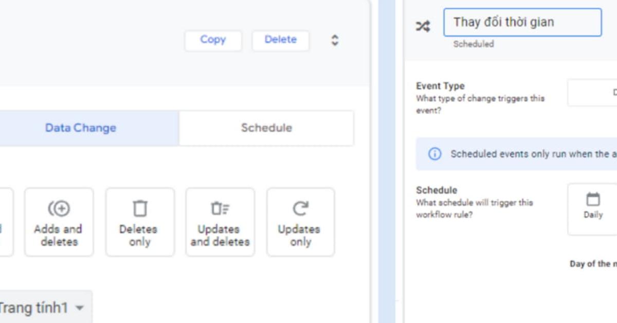 Cách tạo quy trình tự động hóa Automation trong Appsheet