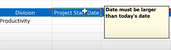 Cách Lựa Chọn điều Kiện Nhập Dữ Liệu Trong Data Validation Trong Excel