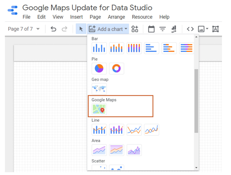 Hướng dẫn Update Google Maps cho Google Data Studio