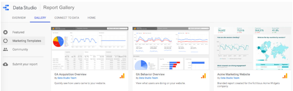 Hướng dẫn các thao tác cơ bản trong Google Data Studio - Phần 1
