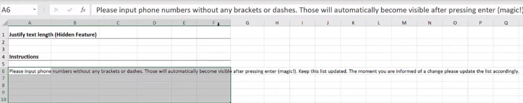 Hướng dẫn cách dùng chức năng Justify tự động xuống dòng trong Excel