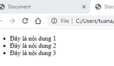Hướng dẫn cách dùng thẻ div và cách tạo danh sách trong HTML