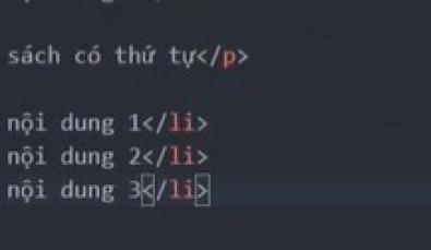 Hướng dẫn cách dùng thẻ div và cách tạo danh sách trong HTML