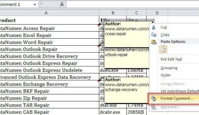 2 cách thay đổi tất cả font chữ của comment trong Excel Workbook