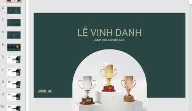 Tải 21+ mẫu slide vinh danh cá nhân, tập thể xuất sắc