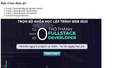 Cách lập trình web HTML đơn giản cho người mới bắt đầu