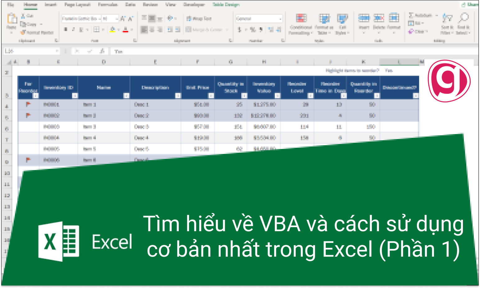 Tìm hiểu về VBA và cách sử dụng cơ bản nhất trong Excel