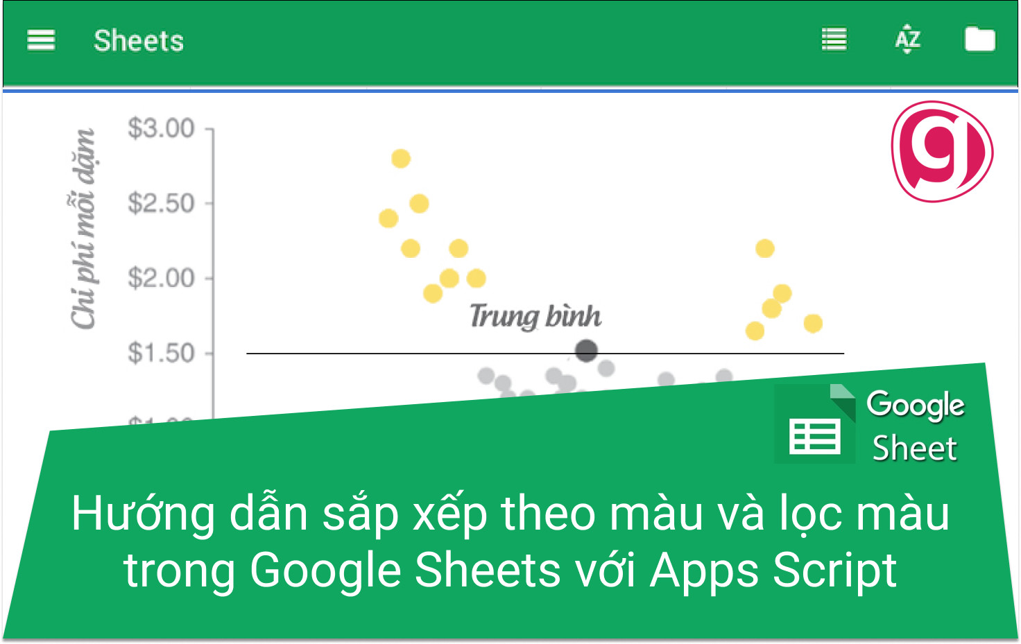 Hướng dẫn cách sắp xếp theo màu và lọc màu trong Google Sheets với Apps ...