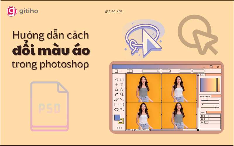 Hướng Dẫn 2 Cách đổi Màu áo Trong Photoshop Cực Nhanh 