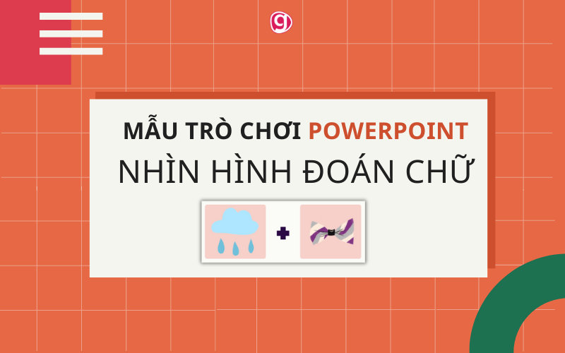 Tổng hợp mẫu trò chơi nhìn hình đoán chữ Powerpoint đẹp mắt