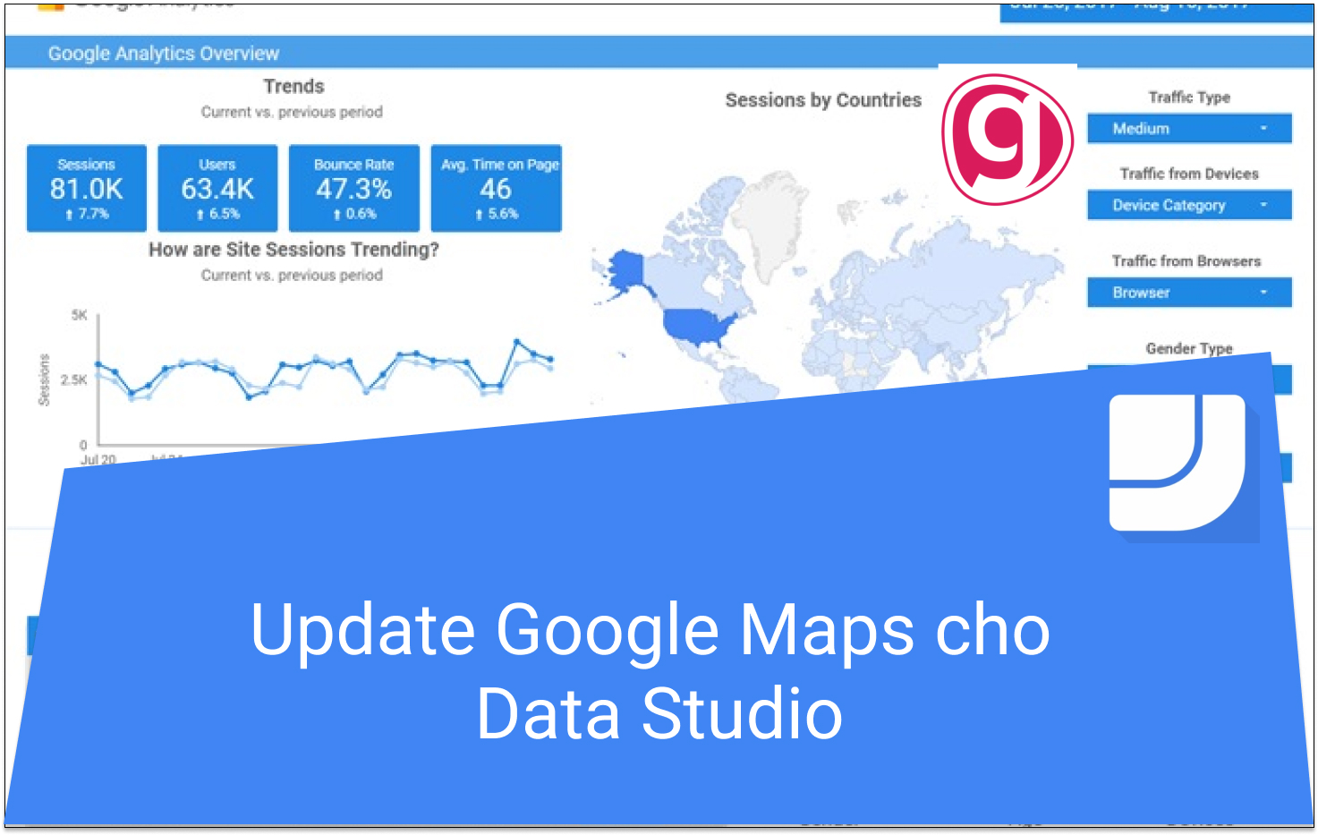 Hướng dẫn Update Google Maps cho Google Data Studio